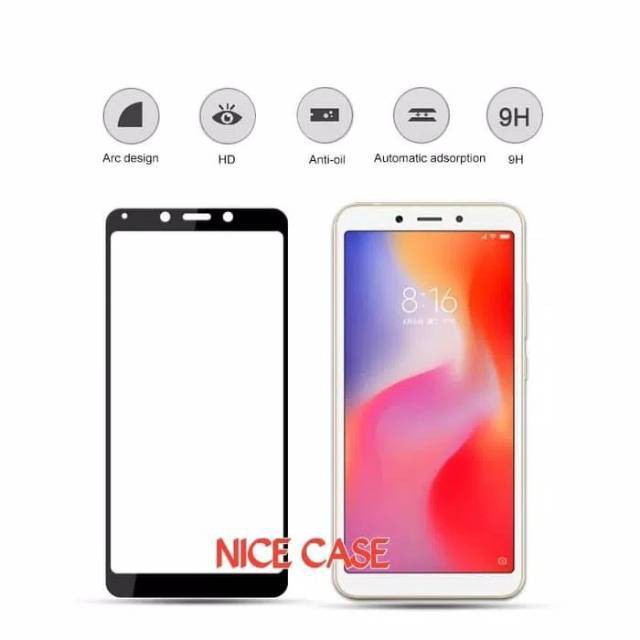 Jual Xiaomi Redmi 6A - Tempered Glass Full Anti gores kaca full layar ...