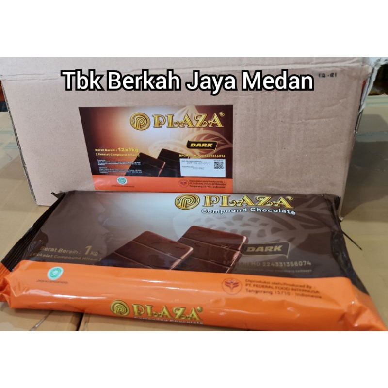 Jual 1kg Plaza Compound chocolate/Plaza Coklat Batang/Coklat Blok Murah ...
