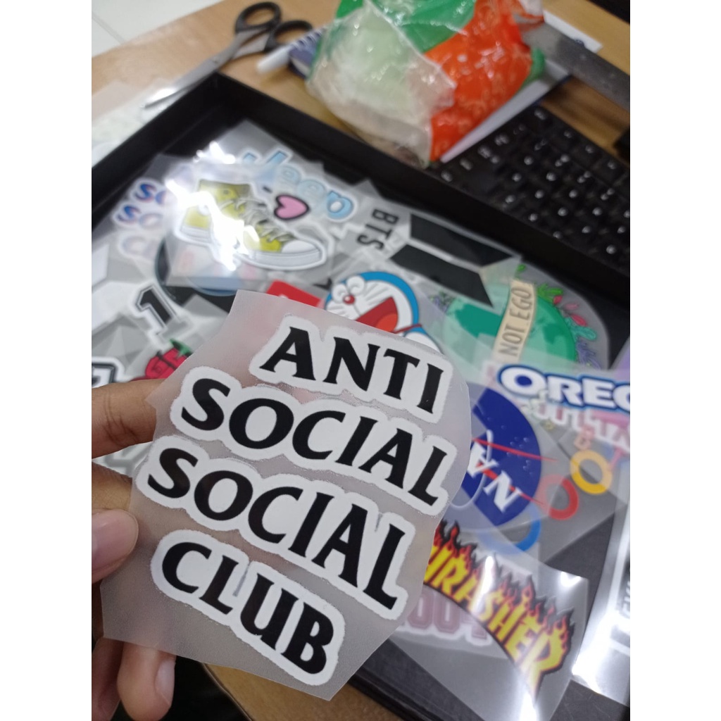 Jual Sticker Sablon Setrika DTF Siap Press 8cm Bebas Costum | Shopee ...