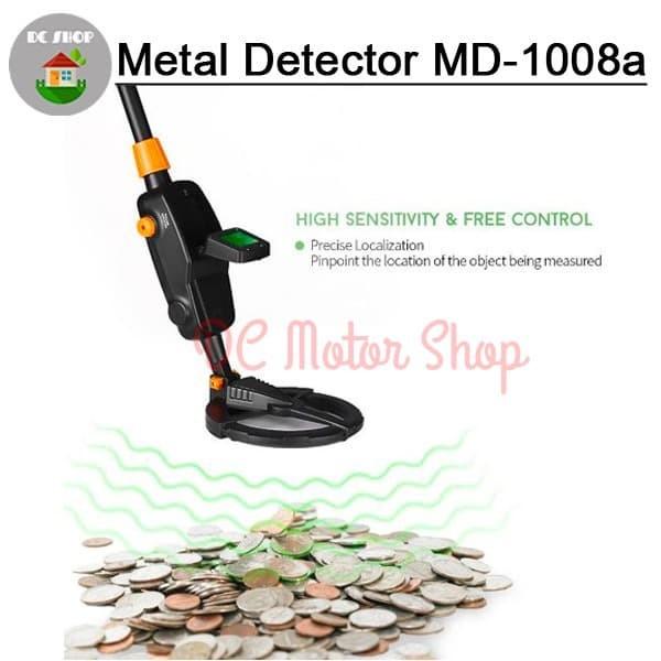 Jual Metal Detector Underground Alat Deteksi Logam Emas Perak MD-1008A ...