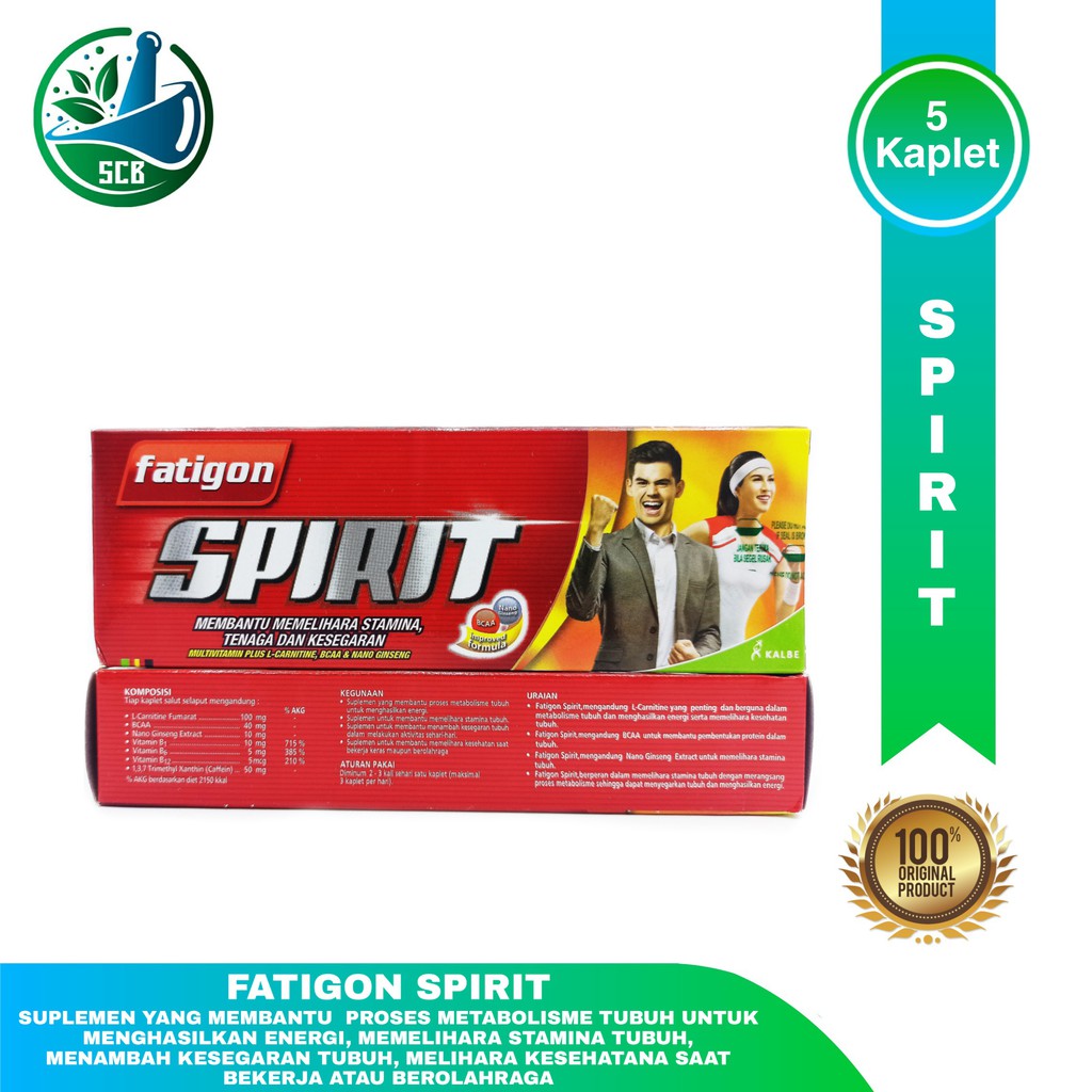 Jual Fatigon Spirit - Obat Multivitamin Menjaga Stamina,Tenaga ...