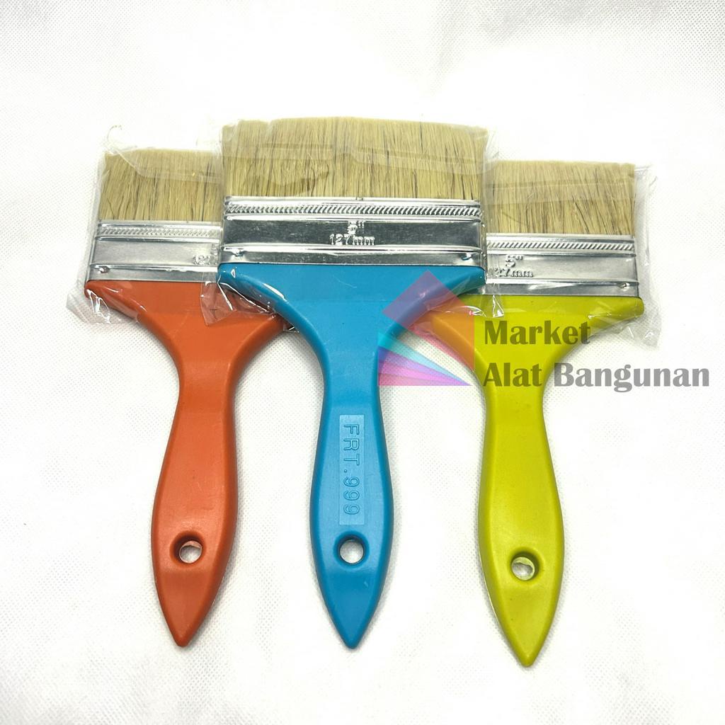 Jual Kuas Cat Tembok 5” (127mm) Gagang Plastik / Koas Cat Gagang PVC 5 ...