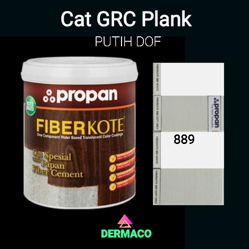 Jual CAT FIBERKOTE GRC 1 Liter / Cat Propan Putih DOF 889 / Cat Papan ...
