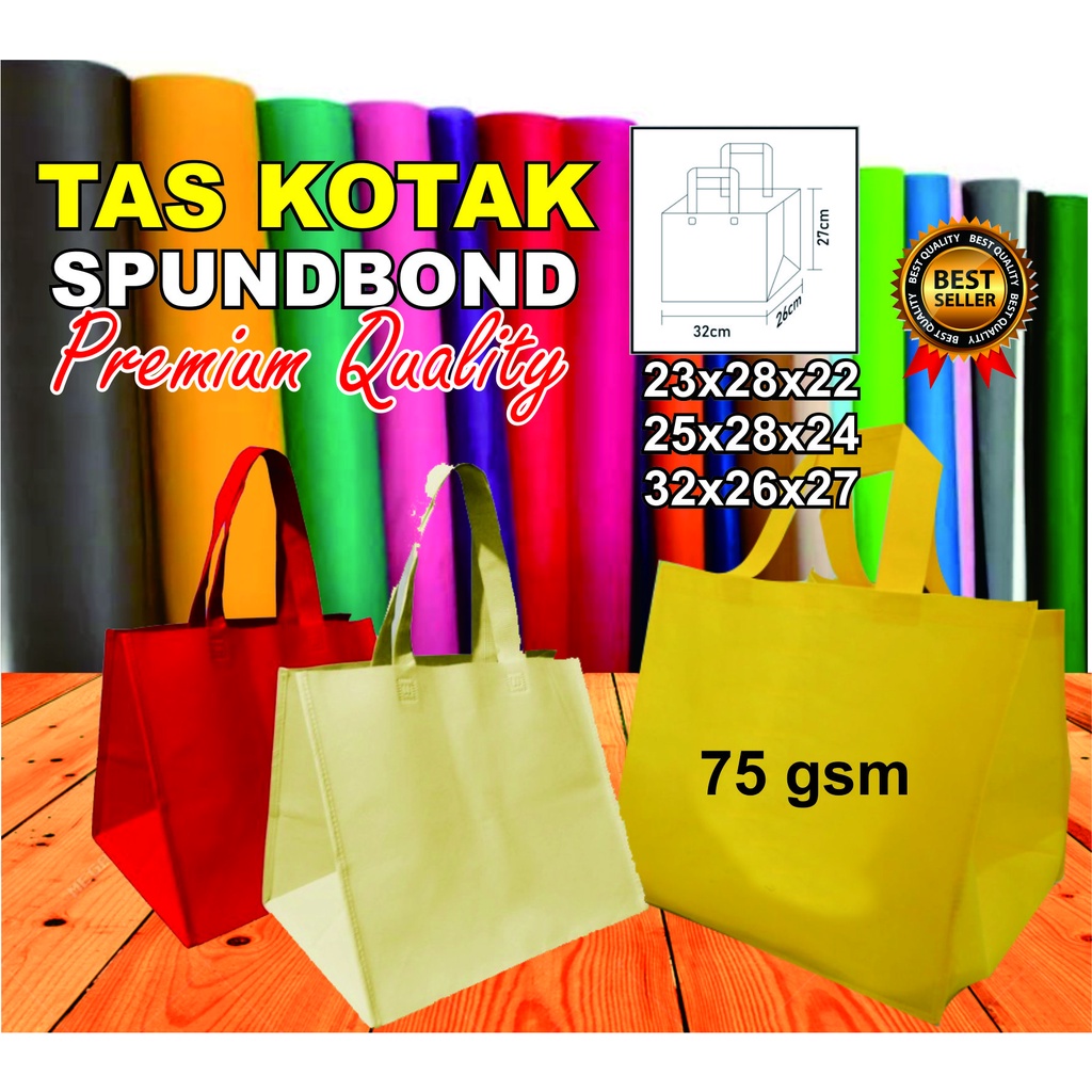 Jual Tas Nasi Bok, tas bingkisan, Tas Kotak Nasi, tas kotak kain sablon ...