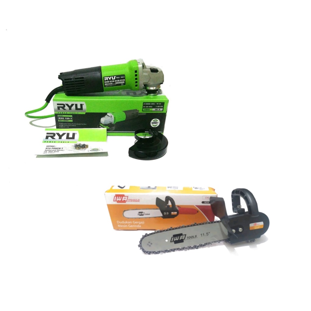 Jual HEMAT Adapter ChainSaw 12inch gergaji senso mini chain saw stand ...