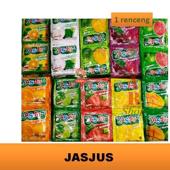 Jual (10 sachet) JASJUS Serbuk Minuman Instan Jasjus/Jasjus Varian Rasa ...