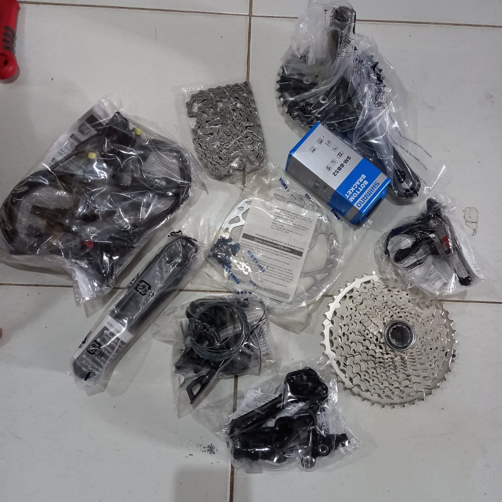 Jual Groupset Shimano Deore M6100 Single 12 Speed 32T Sprocket 51T 2 Piston | Shopee Indonesia
