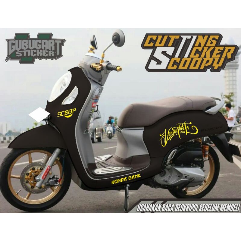 Jual STIKER SCOOPY STICKER CUTTING SCOOPY NEW VENOM KEREN SIMPLE VIRAL ...
