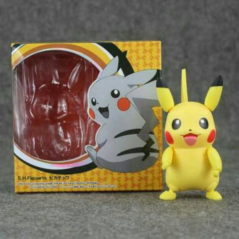 Jual Action Figure SHF Pokemon Pikachu Satoshi | Shopee Indonesia