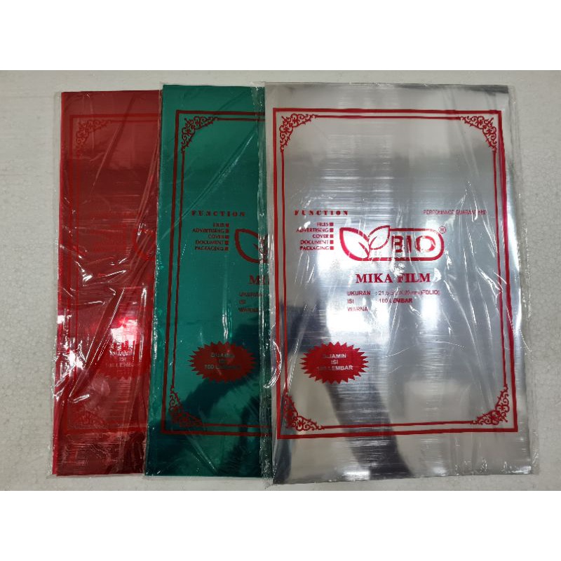 Jual Plastik Mika Jilid 100 Lembar F4 | Shopee Indonesia