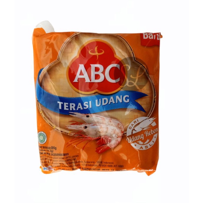 Jual ABC Terasi Udang Sachet Terasi Udang 4,2gr Isi 20pc Sachet ...