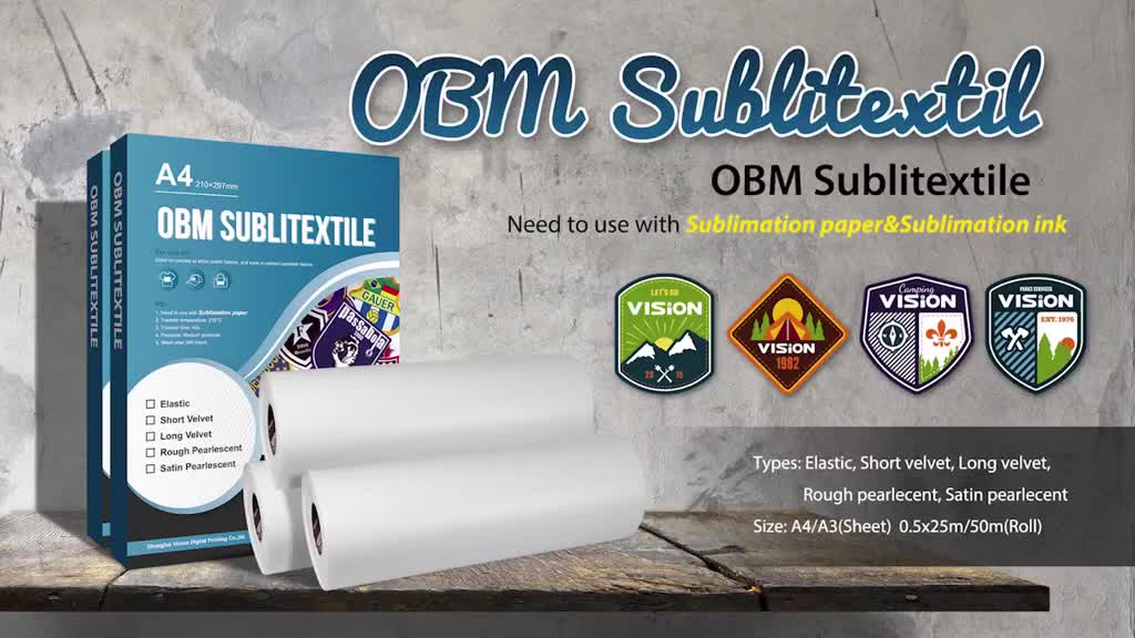 Jual OBM Sublimasi Sublitextile A4 Tatami / Long Velvet / Rough / Satin ...