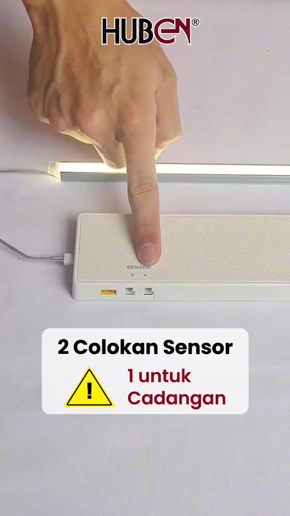 Jual HUBEN Rumah Lampu Termasuk LED Rulam 10 LED 3m Silver Langsung ...