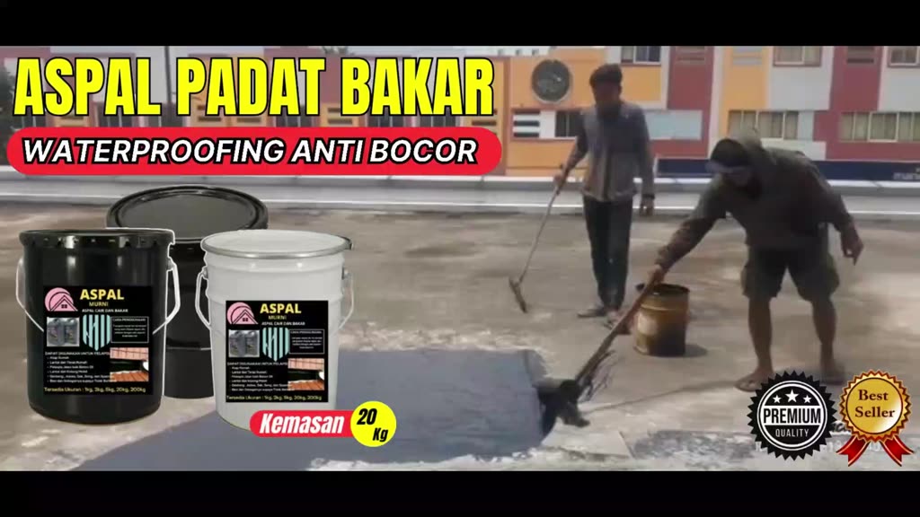 Jual Pelapis Aspal Bakar Padat Perekat Genteng Asbes Anti Rembes Retak ...