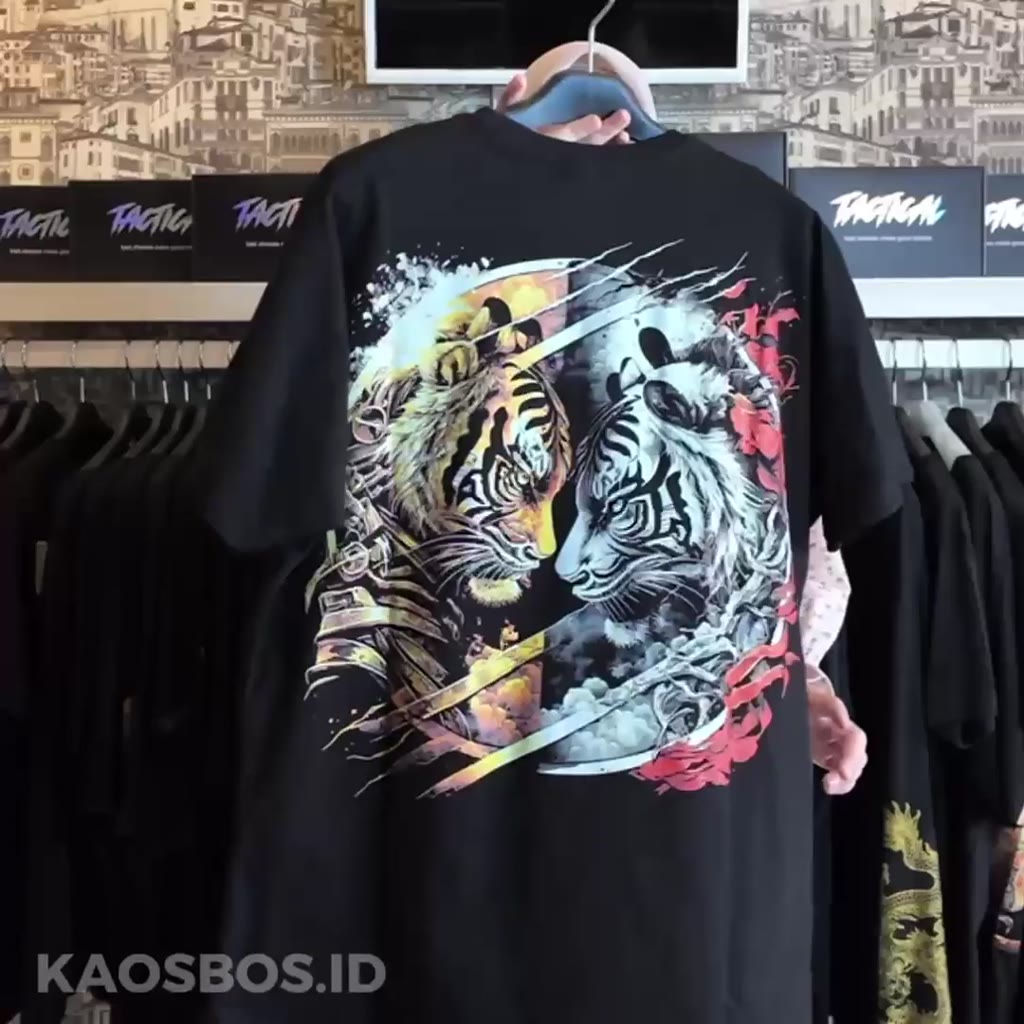 Jual KAOSBOS.ID - Kaos Distro Macan Tiger Hitam Leopard | Shopee Indonesia