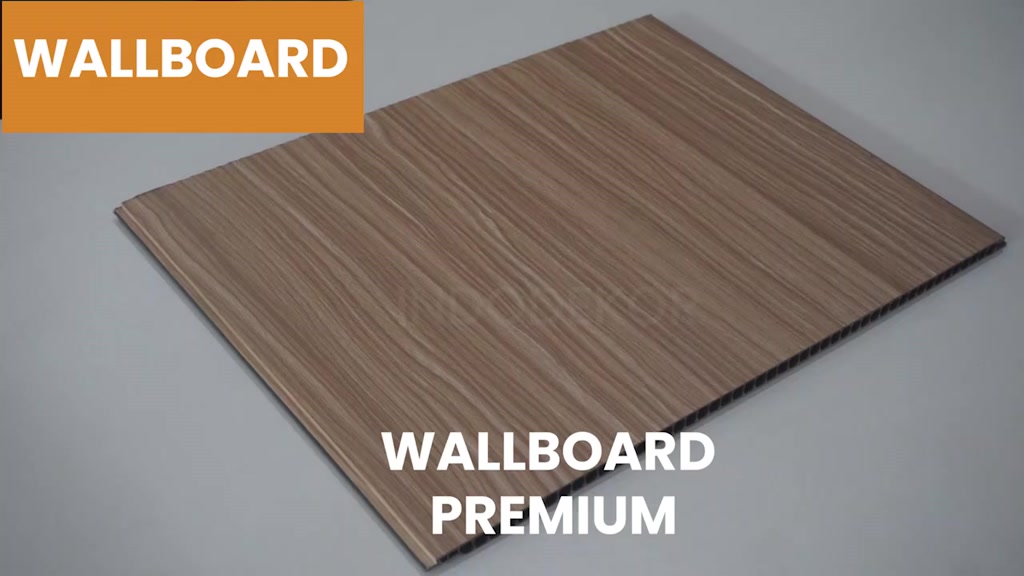 Jual Wallpanel Flat WPC/ Wall Panel Polos PVC/ Wallboard 3.0 Meter x 40 ...