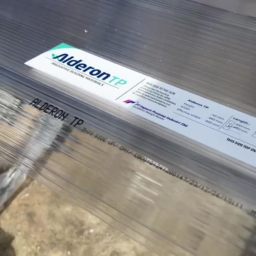 Jual ALDERON TP - Atap Transparan Clear dan Bening - Tebal 4.5mm ...