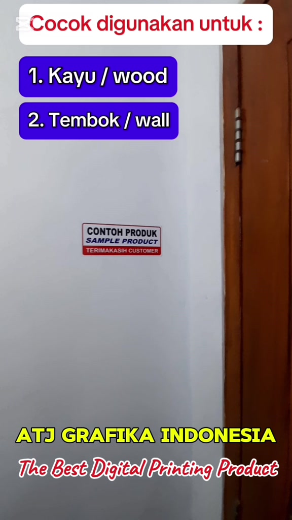 Jual Stiker jumbo kebersihan toilet kamar mandi WC sticker siram toilet ...