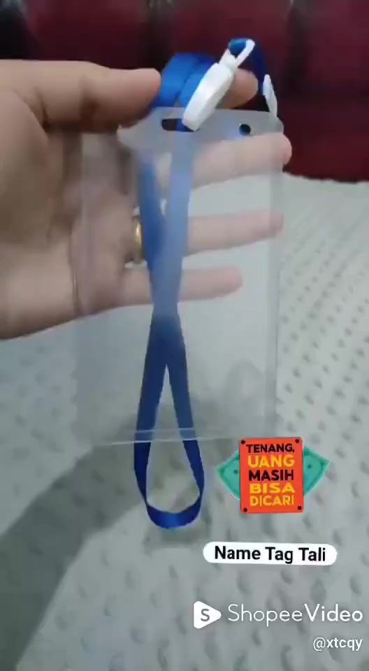 Jual ID Card Plastik +tali / Papan Name Tag / Mika / id card tebal / B1 ...