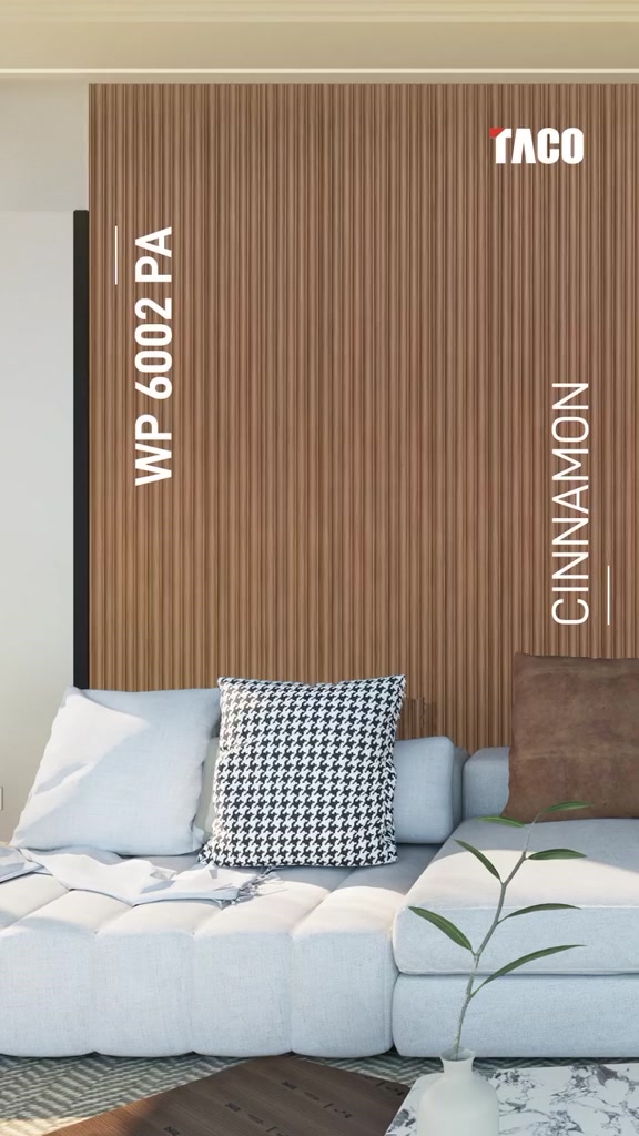 Jual TACO WPC Deco Panel Small Waves - Wallpanel PVC Hiasan Dinding ...