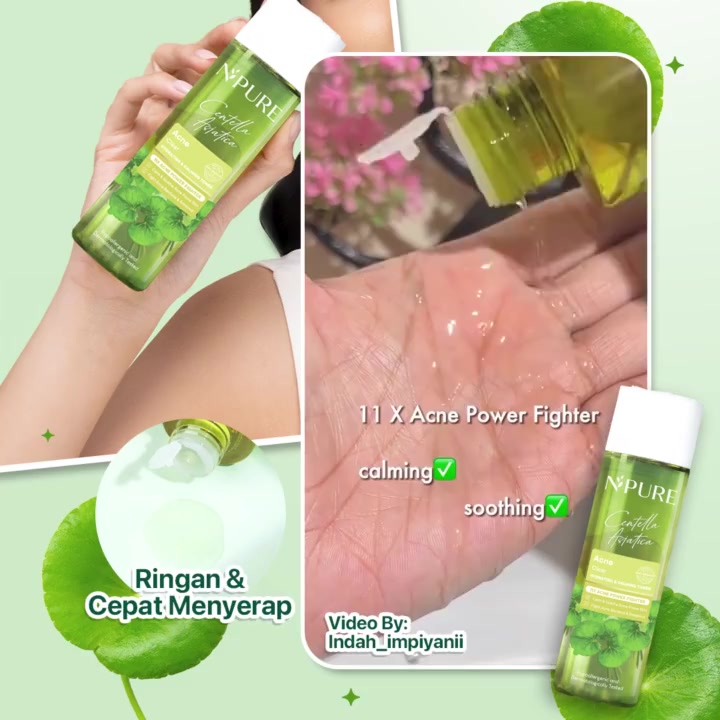 Jual NPURE Face Toner Centella Asiatica (Cica Series) / N MARIGOLD ...