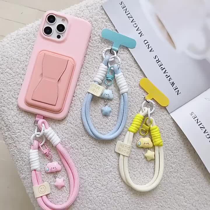 Jual Design Imut Elegant/Tali Handphone Liontin Bintang Awan Putih ...