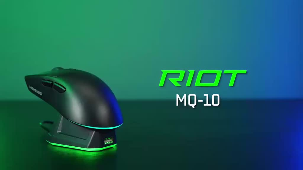 Jual NYK RIOT MQ-10 Mouse Wireless Dual Mode Rechargeable Battery with ...