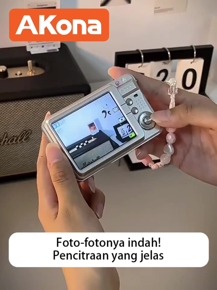 Jual Akona Digicam 48MP Kamera Digital Pocket Layar LCD 2,7 Inci Digital Camera Mini Pembesaran ...