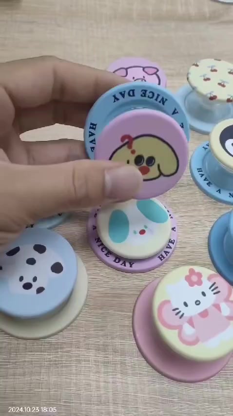 Jual Pop Socket Magnetic Fun Cute Cartoon Dog Flower Pattern / Griptok ...