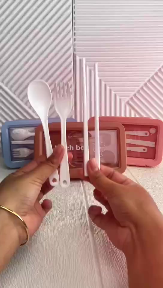 Jual [Medan Ready Stock] Eatkit 3 In 1 Lunch Box Set | Lunch Box Microwaveable 1000ml | Anti ...