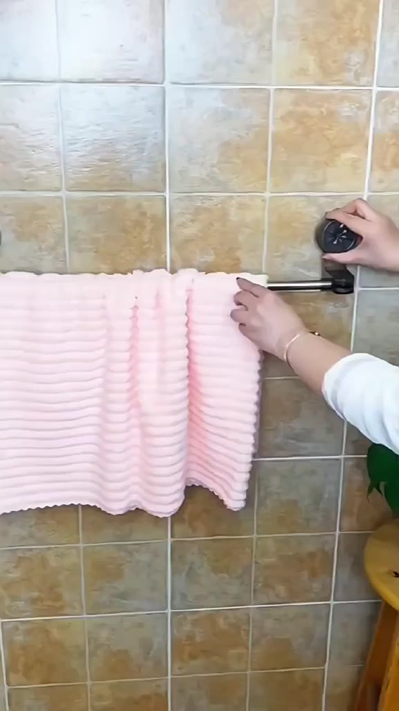 Jual Rak Handuk Lipat 50-100cm Baru Bathroom towel rack Rak handuk ...