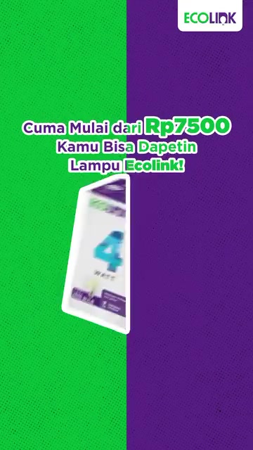 Jual (GROSIR) ECOLINK Lampu Bulb LED 4W 5W 6W 7W 8W 9W 10W 11W 12W 15W ...