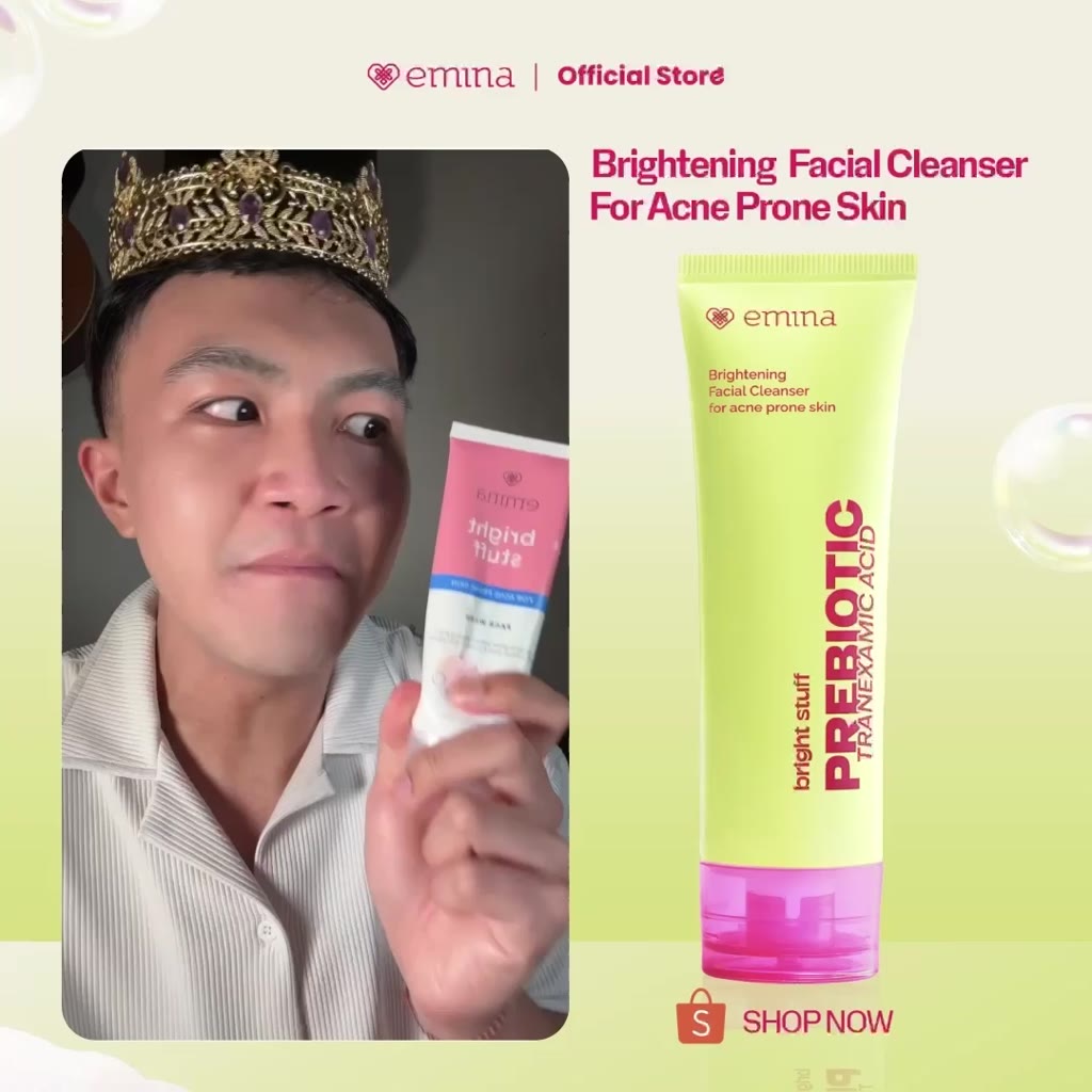 Jual NEW! Emina Prebiotic Tranexamic Acid Brightening Face Wash for ...
