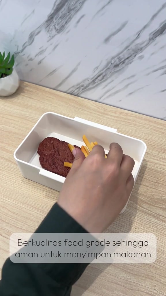 Jual AZKO Kris 750 ml Ziga Kotak Makan - Oranye Lunch Box Food Grade ...