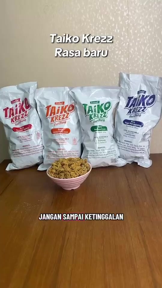 Jual Cemilan Snack makanan Taiko Krezz Guripang 500g/1000g jajanan ...