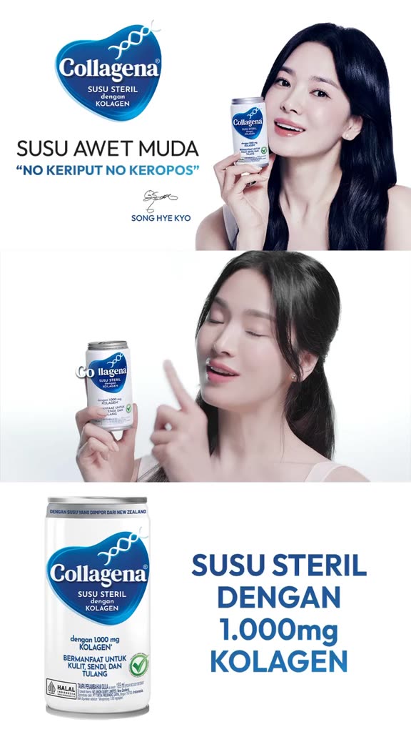 Jual Collagena Susu Steril dengan 1000 mg Kolagen 189ml. 1 Pack isi 12 Kaleng. | Shopee Indonesia