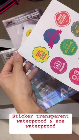 Jual Kertas Sticker Vinyl Transparan - Sticker Vinyl Transparant ...