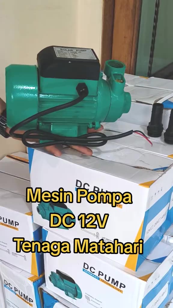 Jual Pompa Air DC 12V Tenaga Surya Solar Panel DC 12 Volt Pompa Sedot ...