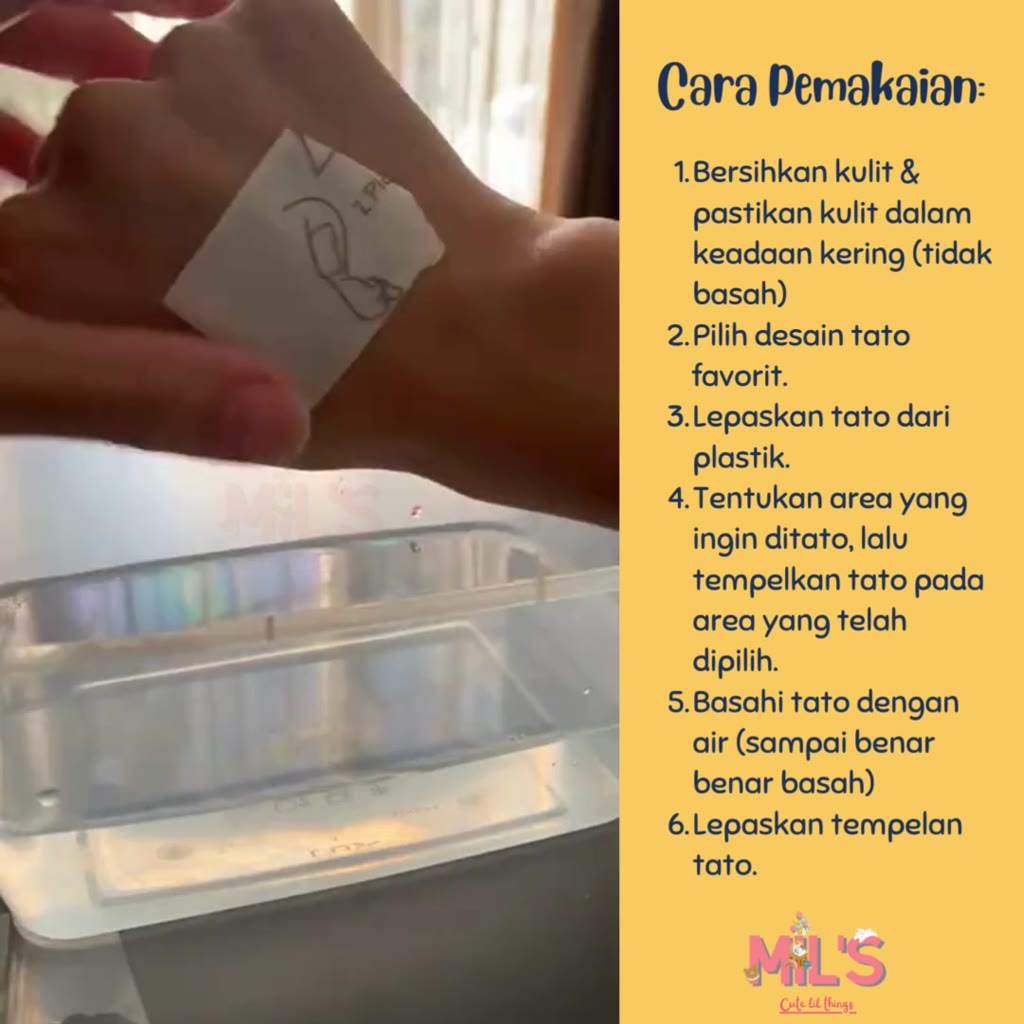 Jual [ CUTE MIL'S ] M KIDS TATTOO ANAK TATO TEMPORARY CUTE DINOSAURUS ...