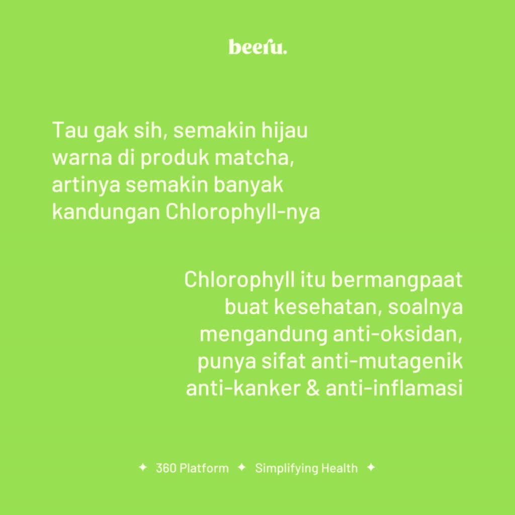 Jual Beeru Pure Matcha Powder 50gr - 100% Bubuk Matcha Premium Japan ...