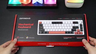 Jual ZIFRIEND ZA68 Mechanical Gaming Keyboard 3 Modes 5pin Hotswap Rgb ...