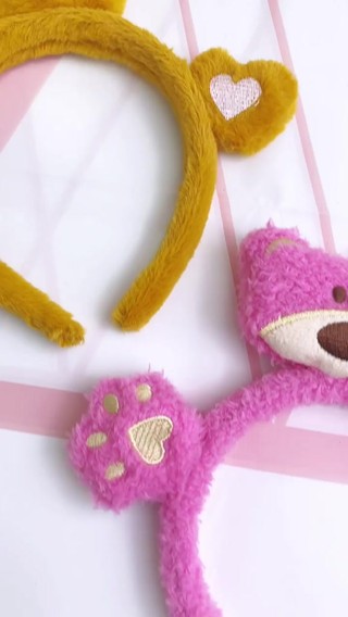 Jual HC Bando Karakter Boneka Hewan Lucu Bando Cosplay Motif Bear Paws ...