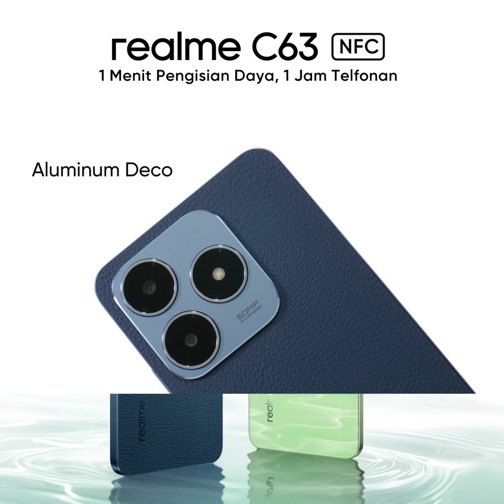 Jual realme C63 8GB+8GB*|128GB (45W Fast Charge | Air Gestures Control | TÜV Certification | 7 ...