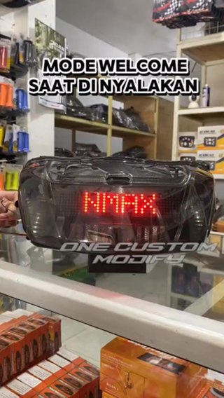 Jual Stoplamp Running Text Nmax 155 Old Animasi Variasi Lampu LED Rem ...