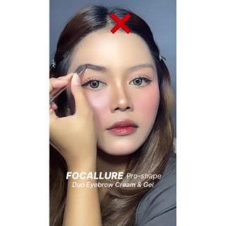 Jual FOCALLURE 2-in-1 Eyebrow Cream & Setting Gel 3D Pro-shape | Shopee ...
