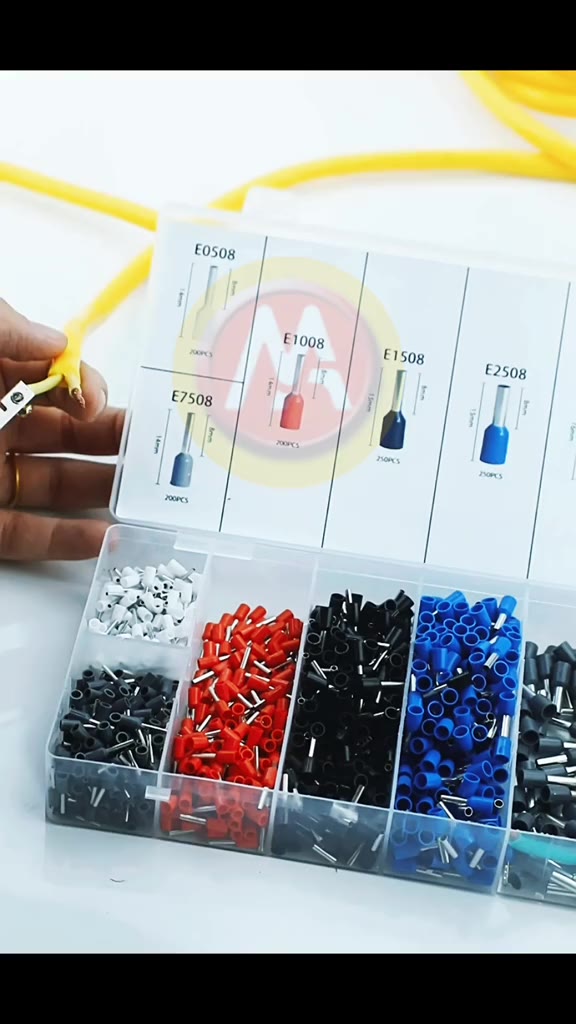 Jual Skun Kabel Tusuk Ferulles Ferrules Berbagai Ukuran - 1 SET ISI 100 ...