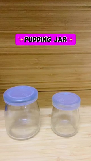 Jual Pudding Jar Glass 100ML 200ML With Soft PE Lid / Jar Puding Kaca ...