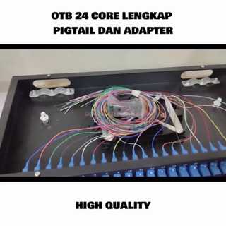 Jual OTB 24 Core SC UPC Single Mode Fullset ODF 24 Core SC Fiber Optic ...