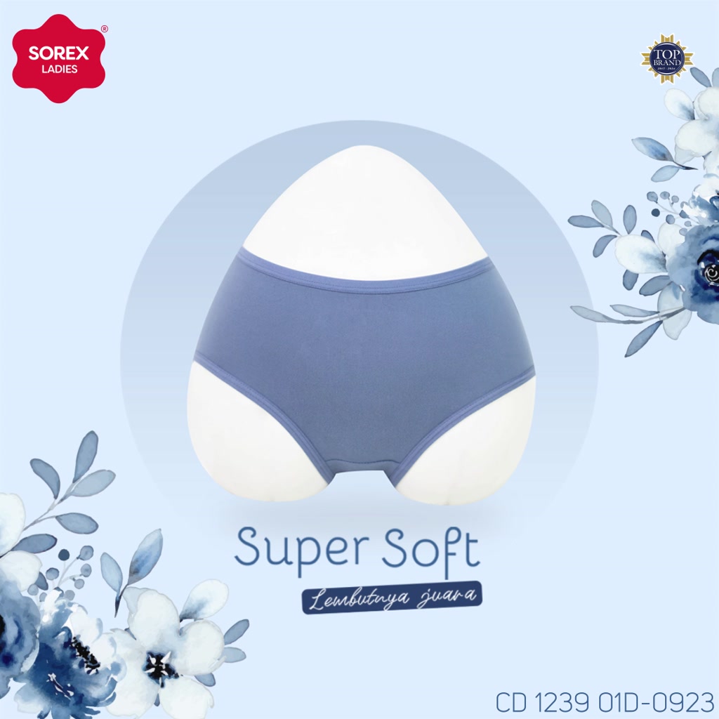 Jual Sorex Cd Basic Super Soft Celana Dalam Wanita Adem Midi 1239 ( Warna Random ) | Shopee ...