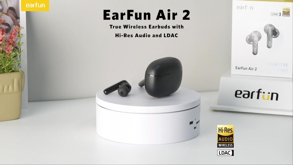 Jual EarFun Air 2 - Black - Hi-Res LDAC budget TWS with APP Support ...